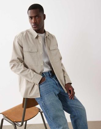 Calvin Klein Jeans Surchemise fonctionnelle - Beige clair-Neutral