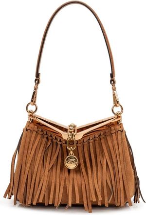 Etro Femme, Sacs, Brun, Taille: ONE Size Petit sac Vela en daim