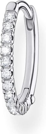 Thomas Sabo Thomas Sabo Einzel Creole weiße Steine 925 Sterling Silber CR657-051-14