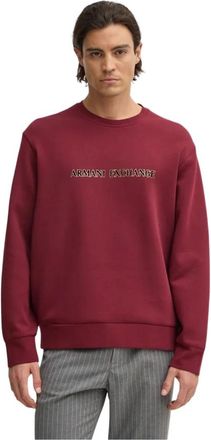 A|X Armani Exchange Homme, Sweatshirts et sweats &agrave; capuche, Rouge, Taille: 2XL SweaT-shirt