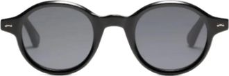 Peter and May S117 Mimosa round-frame sunglasses - Noir