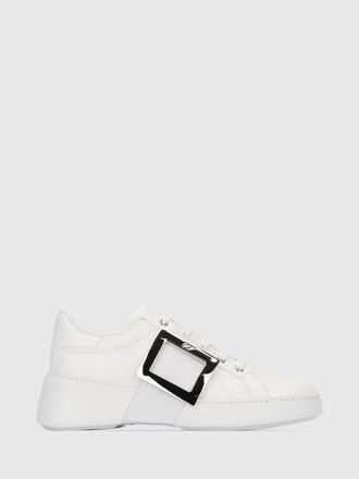 Roger Vivier Baskets Viv Skate en cuir de veau lisse avec boucle