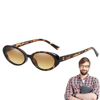 Generic Lunettes De Soleil Ovales R&eacute;tro Pour Femmes,petites | Nuances Doeil Chat Vintage Mignonnes - Minuscules Le Sport, Lalpinisme, La