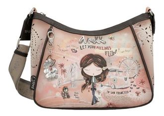 Anekke Peace & Love Crossbody Bag Pink