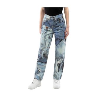 Moschino Femme, Jeans, Multicolore, Taille: W26 Jeans droits