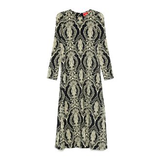 La DoubleJ Jersey Maxikleid - - Dresses - Damen - Schwarzk - L