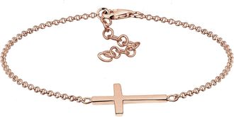 Elli Armband Damen Kreuz Glaube in 925 Sterling Silber