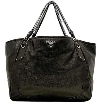 Prada Sac cabas vintage Pre-owned - Femme - Pre-owned - Brun - Taille: ONE Size