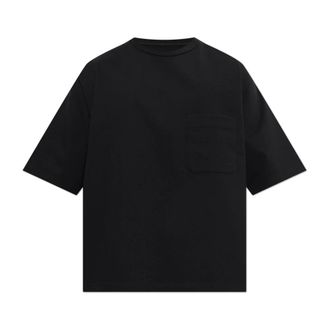 Christophe Lemaire T-Shirt Mit Tasche - - Tops - Herren - Schwarzk - M