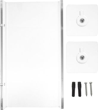 BESPORTBLE Baluue Transparente Acryl wandablage U f&ouml;rmig Wasserfeste Schwebende Aufbewahrung ohne Bohren Multifunktionales Regal f&uuml;r Bad K&uuml;che Schlafzimmer Moder