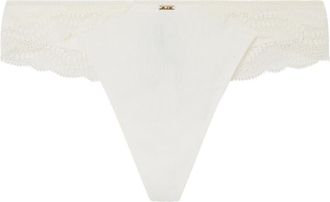 Women'secret Damen Cotton Thong Strap Funktionsunterwäsche, Off White, XL