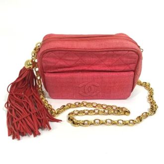 Chanel Pre-owned Cuir sacs-chanel - Femme - Pre-owned - Rouge - Taille: ONE Size