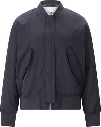 Closed Femme, Vestes, Bleu, Taille: 42 FR Bomber Jacket