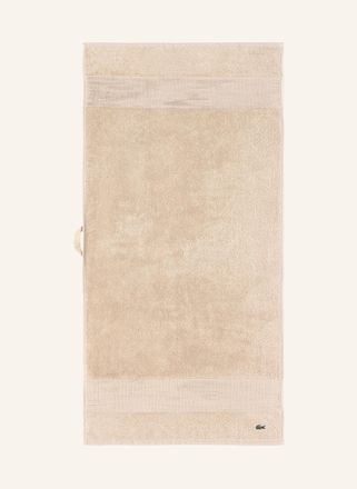 Lacoste Handtuch Llecroco beige