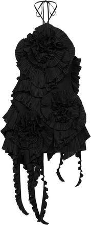 Blumarine Knielanges Kleid - Schwarz