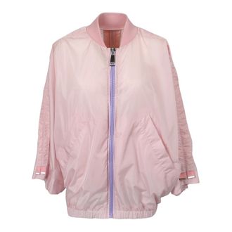 Khrisjoy Femme, Vestes, Rose, Taille: 36 FR Wide-Sleeve Bomber Jacket
