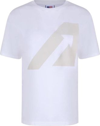 Autry Cotton T-shirt - - Tops - Herren - Beige - S