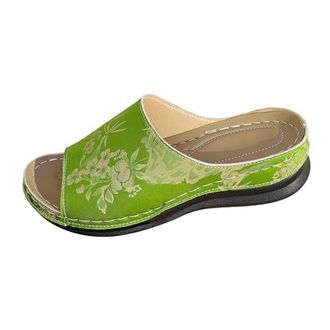 Generic Pantoufles d&eacute;t&eacute; 2026 pour femme &agrave; talon solide, confortables et l&eacute;g&egrave;res, Vert, 37.5 EU