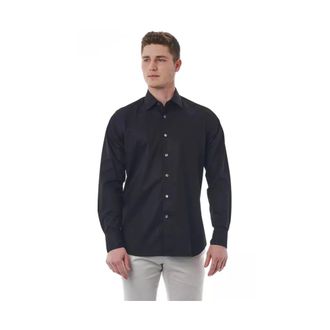 Bagutta Homme, Chemises, Noir, Taille: XS Chemise Coupe Standard