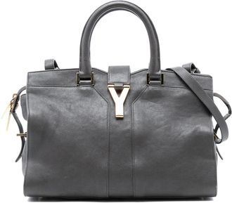 Saint Laurent Hobo Bags - Small Sheepskin Cabas Chyc Satchel - Gr. unisize - in Grau - f&uuml;r Damen