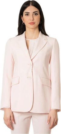 Max Mara Linz Blazer - Femme - Vestes - Rose - Taille: 36 FR