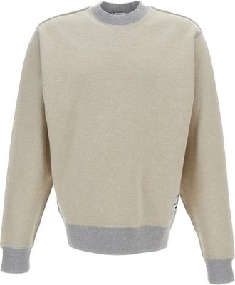 Arte Homme, Sweatshirts et sweats &agrave; capuche, Gris, Taille: M Reversible Label Crewneck