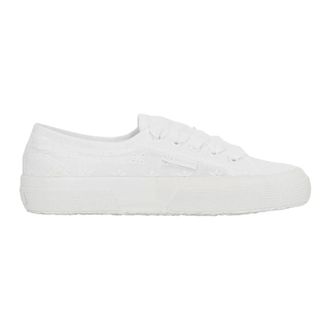 Superga Femme, Chaussures, Blanc, Taille: 39 EU Baskets Blanches Flower Sangallo
