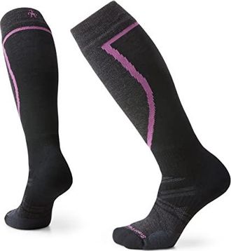 Smartwool Womens Ski Full Cushion OTC Socks, Chaussettes de ski OTC à coussin complet pour femmes Femme, Black