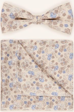 CG - Club of Gents Cg - Club Of Gents Set: Fliege Und Einstecktuch beige