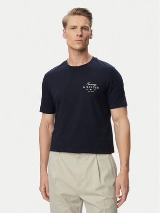 Tommy Hilfiger T-Shirt MW0MW43224 Dunkelblau Regular Fit