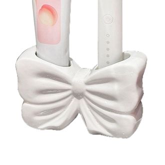 Generic Schleifen Make-up Pinselhalter,F&uuml;r Die Arbeitsplatte Wasserdichter Ohne Bohren Halter - Bogenf&ouml;rmiger Stiftehalter | F&uuml;r Freunde Erwachsene M&auml;nner Fra