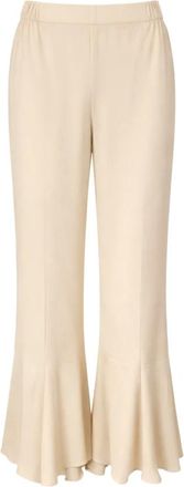 Nouvelle/Silk95Five Femme, Pantalons, Beige, Taille: 40 FR Pantacourts