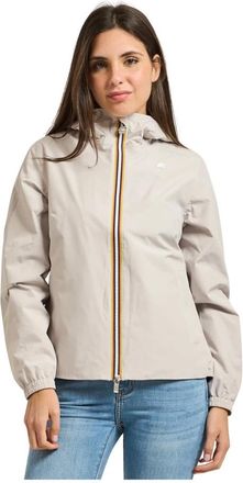 K-Way Femme, Vestes, Beige, Taille: 38 FR Lil 2.0 Stretch Poly Jersey