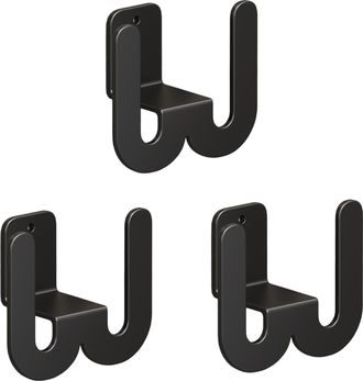 Generic 3er-Pack Schuhregal Zur Wandmontage, Vielseitige Vertikale Schuhaufbewahrung Aus Metall, Kein Bohren Erforderlich, Heimorganisation for Eingangsbereic