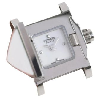 Herm&egrave;s Montre Medor Rock Quartz Pre-owned - Femme - Pre-owned - Blanc - Taille: ONE Size