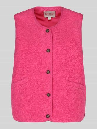 Only Regular Fit Weste in Teddyfell-Optik Modell BABY