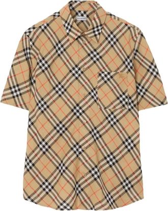 Burberry Homme, Chemises, Beige, Taille: XL Roland Shirt