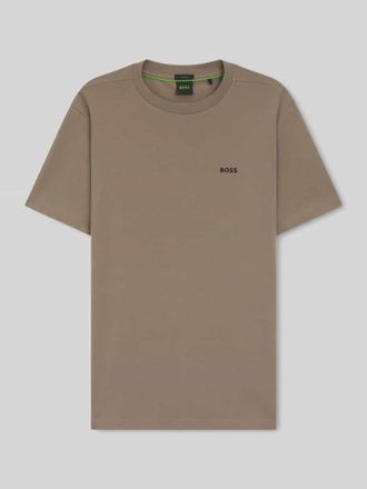 HUGO BOSS Regular Fit T-Shirt aus Baumwoll-Mix