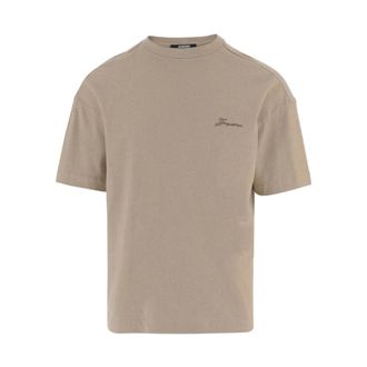 Jacquemus Homme, Tops, Beige, Taille: XS T-shirts et polos