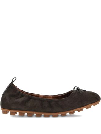 Hogan ballerines en daim - Marron