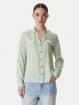 Vero Moda Hemd Bumpy 10275283 Gr&uuml;n Regular Fit