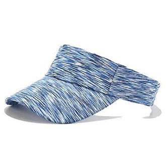 Generic Casquettes &agrave; d&eacute;grad&eacute; de couleur r&eacute;glable Protection solaire vide Athletics Visi&egrave;re Baseball Casquettes sans visi&egrave;re Femme, bleu, taille unique