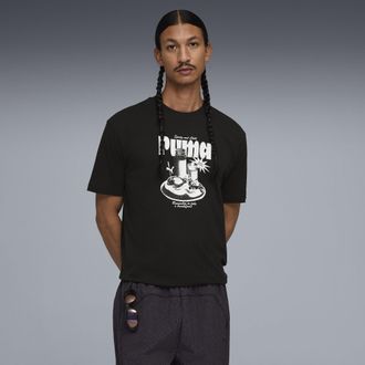Puma Graphic Relaxed Breakfast T-Shirt Herren, Kleidung, Schwarz, XXL