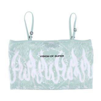 Vision Of Super Vision OF Super, Damen, Oberteile, Grün, XSGröße