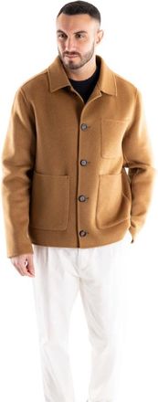 Paolo Pecora Homme, Vestes, Brun, Taille: L Manteau Court