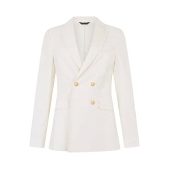 Brooks Brothers Damen, Jacken, Wei&szlig;, LGr&ouml;&szlig;e