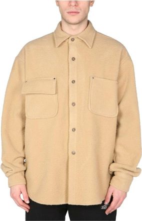 Mouty Mouty, Homme, Vestes, Beige, Taille: S Veste &agrave; Deux Boutons sur le Devant