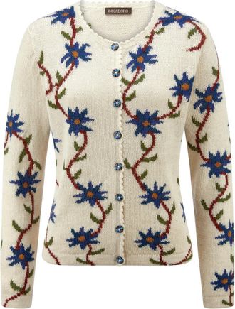 Inkadoro Strickjacke Inkadoro weiss