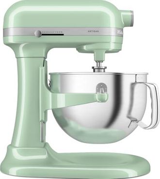 KitchenAid Robot Pâtissier - Artisan - Robot cuisine multifonctions à Bol relevable - Batteur avec 4 accessoires et bol en inox de 5,6 L - Pistache