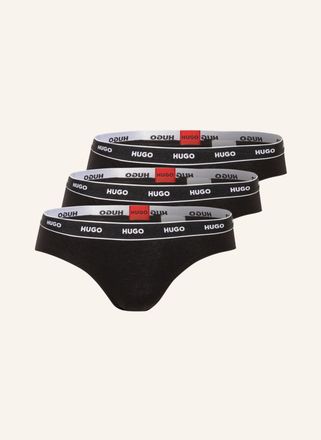 HUGO BOSS Hugo 3er-Pack Slips schwarz